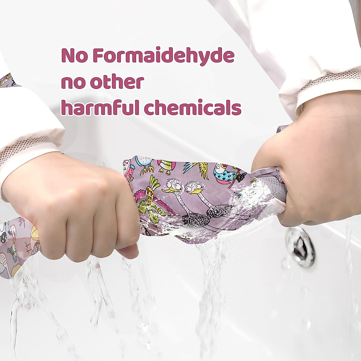 Baby Doll Carrier Front and Back Baby Doll Accessories Backpack Kid Toddlers Play Toy Baby Carriers for Babydoll Pretend with Adjustable Straps for Little Girls (Orange Swan)