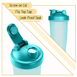 Mr. Pen- Shaker Bottles for Protein Mixes, 28 oz, Protein Shaker Bottle with Wire Whisk Ball, Shaker Cup, Mixer Bottle, Protein Shake Bottles, Protein Bottle, Protein Shake Bottle