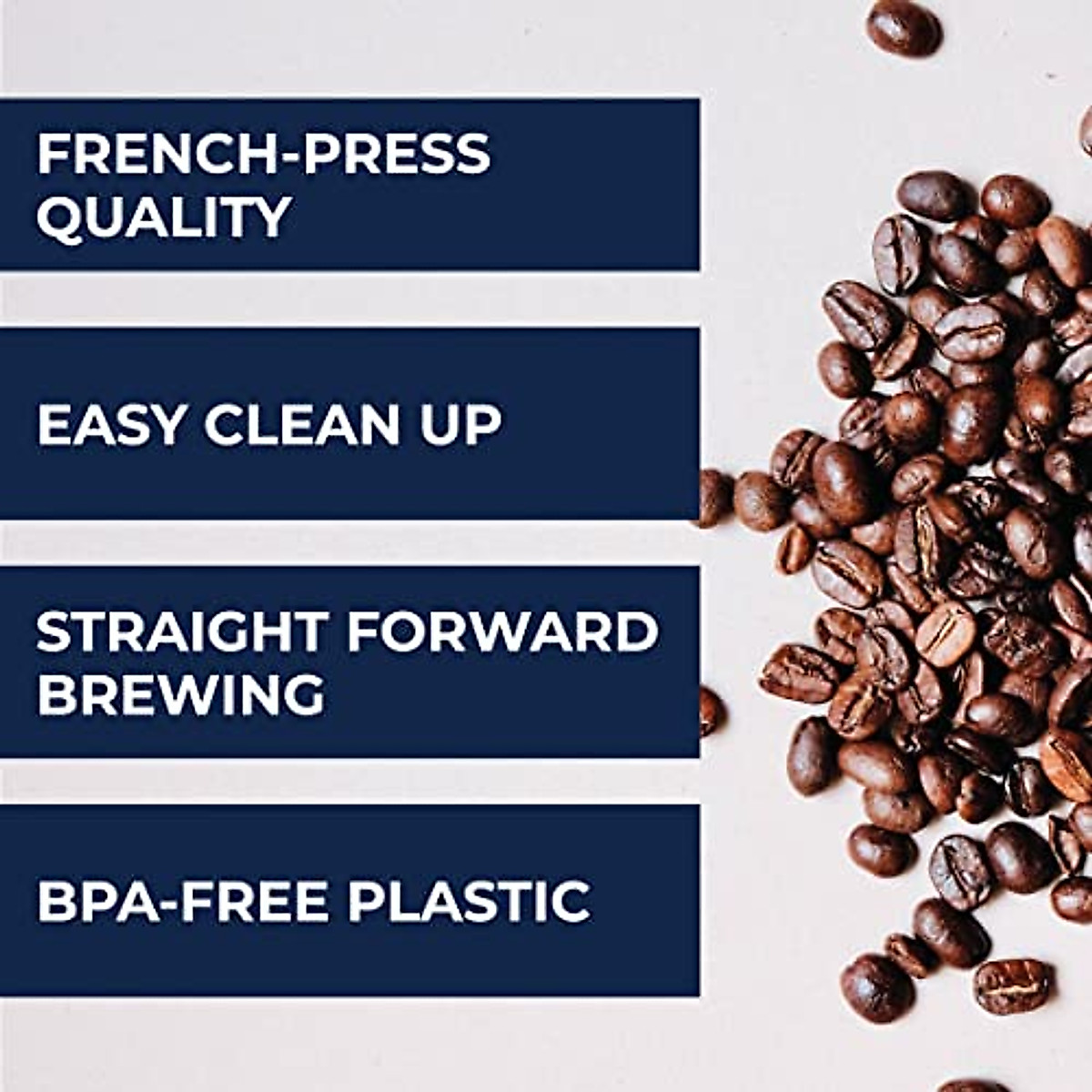 Clever Coffee Dripper and Filters, Large 18 oz, Original Classic Design, Safe BPA Free Plastic, Clever dripper coffee maker, drip coffee maker pour over, Immersion Dripper, Manual Coffee Maker, Includes 100 filters, coaster and lid 18 oz (Java)