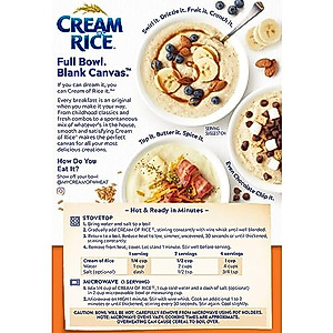 Cream of Rice Gluten Free Hot Cereal, 14 Ounce