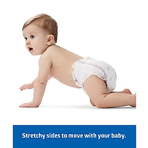 Medline Premium Disposable Baby Diapers, Absorbent & Ultra-Soft for Delicate Skin, Size 1 (8-14 lbs), 200 Count (8 Packs of 25)