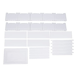 Storage Cabinet, Tall Plastic Drawers Dresser, Large Capacity Closet Drawers Organizer for Clothes Playroom Bedroom Furniture