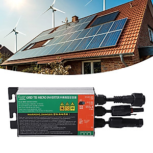 Aluminum Alloy Solar Micro Inverter GMI PV IP55 Protection Grid Tie Microinverter for Small Solar System 24V40V (GMI260W-AC110V)