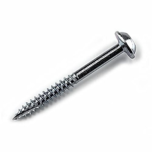 Kreg SML-F150-500 Zinc Pocket-Hole Screws 1 1/2 Inch, 7 Fine Thread Maxi-Loc Head (500 Count)