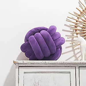 Velvet Chunky Yarn Bulky Giant Arm Knitting Yarn, Super Soft Tubular Weight Jumbo Ya rn,DIY Crochet Hand Knitting Thick Yar n for Blanket,Pet Bed, Rugs Pillow,Handbag(0.55lb-Purple)