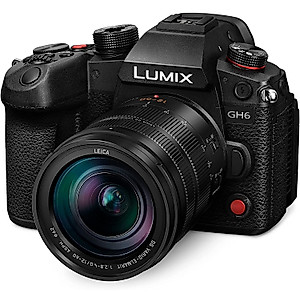 Panasonic Lumix GH6 Mirrorless Camera with 12-60mm f/2.8-4 Lens & Advanced Accessory and Travel Bundle | DC-GH6LK | Extended 3 Years Panasonic Warranty