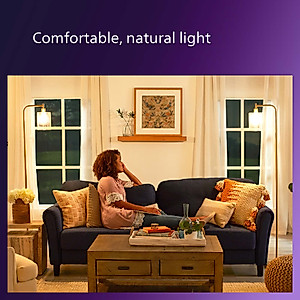 PHILIPS LED BA11 Candelabra LED Light Bulbs - Flicker-Free 60w Light Bulbs with EyeComfort Technology - Soft White 2700K Lightbulb - 500 Lumen - E12 Base - 3 Pack