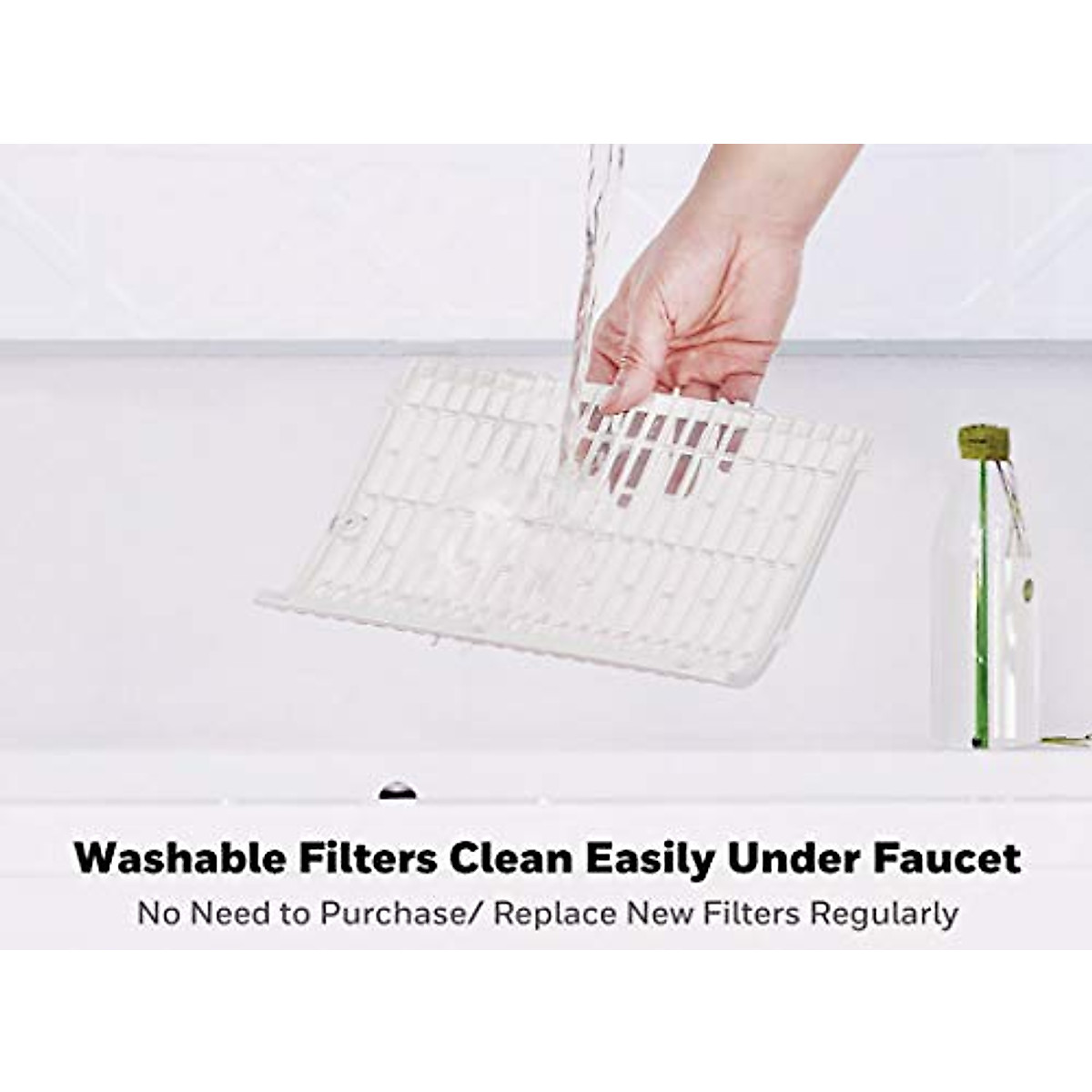 Honeywell Compact Portable Air Conditioner w/Dehumidifier & Fan Cools Rooms Up to 350 Sq.Ft. w/Drain Pan & Insulation Tape (HF08CESWK)