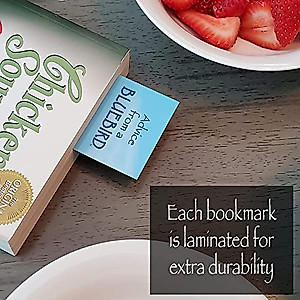 Your True Nature Advice from Nature Bookmark & Sticker Set - Wolf Sticker, Moon Bookmark (AMBS-WOLFMO)