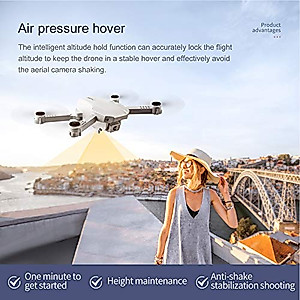 GoolRC Mini Drone with Dual Camera for Adults, KK5 WiFi FPV Drone with 4K HD Camera, RC Quadcopter with 360° Flip, Gesture Photo/Video, Headless Mode, Altitude Hold, Include Carry Bag and 3 Batteries