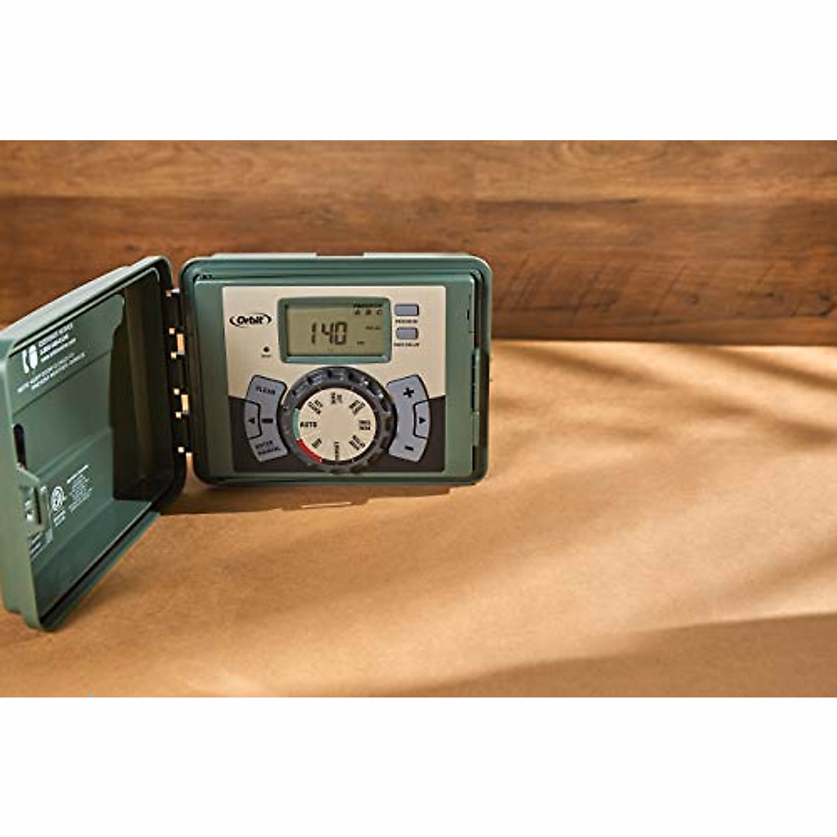 Orbit 57894 Easy Set Logic 4-Station Indoor/Outdoor Sprinkler Timer/Controller Green Grey