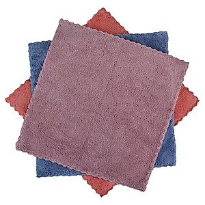 HOPESHINE Face Makeup Remover Cloths Wash Cloth for Face Towels Facial Cleaning Wipes Reusable Soft for Sensitive Skin Erase Mascara, Eyeliner, Foundation, Lipstick with Just Water 12 inch X 12 inch