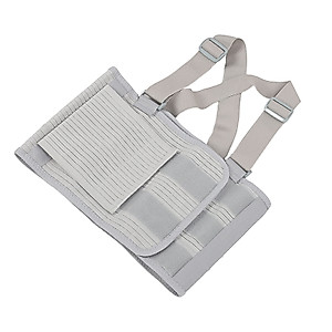 Rib Corset Reducing Support Chest and Sternum , Breathable Broken Back Suspenders Elastic Double Support Belt for Broken Chest Intercostal Support Elastic Sternum Belt