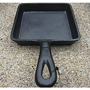 Old Mountain Square Single Serve Cast Iron Skillet - Preseasoned Set of 6