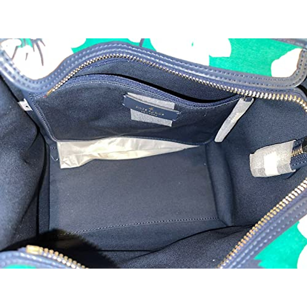 Kate Spade Ella Lily Blooms Small Top Zip Tote Crossbody Green Multi