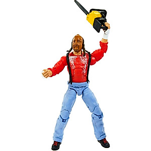 Mattel WWE Chainsaw Charlie Elite Collection Action Figure with Accessories, Articulation & Life-like Detail, 6-inch