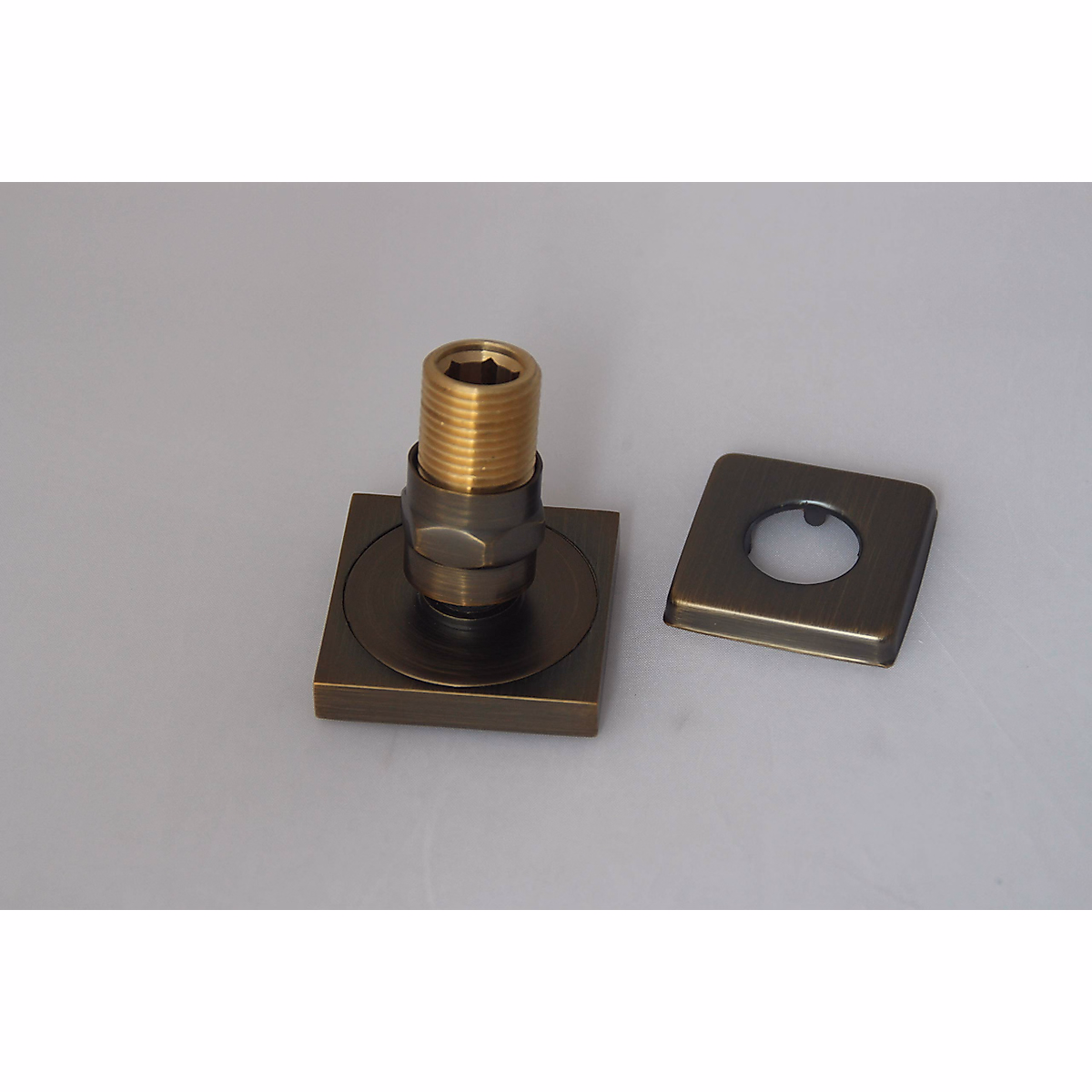 Cascada Modern Solid Brass 16-Nozzle Square Body Spray Jets Shower (Antique Brass)