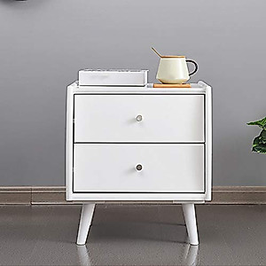 LHLLHL All Solid Wood Bedside Table Simple Nordic Style Bedroom Locker ，Mini Small Multifunctional Bedside Cabinet Simple
