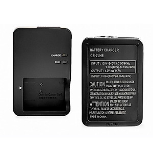 Camulti CB-2LH CB-2LHE Battery Charger for Canon NB-13L Battery Compatible with CB-2LHT G1X G1 X Mark III G5X G5X Mark II G7X G7X Mark II III G9X G9X Mark II SX620 SX720 SX730 SX740 HS Digital Camera