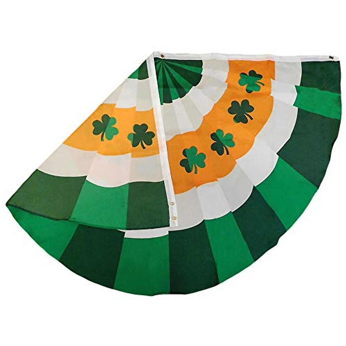 St Patricks Day Bunting Flag 3x5 ft Irish Ireland Green Shamrock Pats Decoration