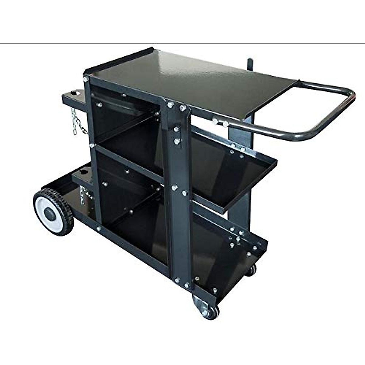Weldpro Multi Function 3 Tier Welding Cart. TIG, MIG, Stick or Plasma, Gas Bottle and Accessory Storage.