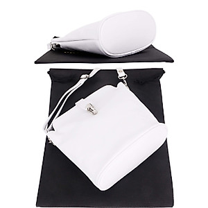 PRIMO SACCHI Italian Soft Leather Hand Made Small White Cross Body or Shoulder Bag Handbag Purse