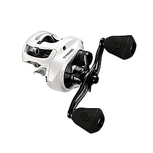 13 FISHING - Concept C2 - Low-Profile Baitcast Fishing Reel - 7.5:1 - Left Hand Retrieve (Fresh+Salt) - C2-7.5-LH, White