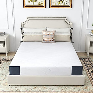 LIFERECORD Twin Mattress, 10 Inch Memory Foam and Innerspring Hybrid Mattress, Gel Infused Mattress, Medium Firm Twin Size Mattress in a Box, Made in USA, CertiPUR-US Certified