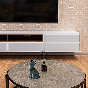 Cat and Butterfly Curiosity Garden Statue, Garden Cat Statue Outdoor Resin Statue Animal Sculpture Curious Cat Play with Butterfly Statue Garden Decoration Outdoor Statues for Patio Yard Lawn Porch