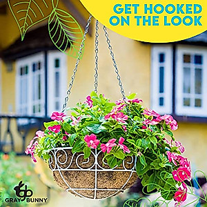 Hanging Chain, 9.5 Inch, 4-Pack, White, for Bird Feeders, Planters, Fixtures, Lanterns, Suet Baskets, Wind Chimes and More! Outdoor/Indoor Use…