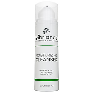 Vibriance Moisturizing Face Cleanser, 5.1 fl oz - Ultra-Hydrating Facial Wash for Women, Normal to Dry Skin - Sulfate and Paraben-Free - Removes Makeup, Impurities