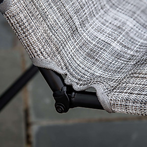 JHUS Garden Rocking Chair, Outdoor Indoor Sling Rocker for Patio Balcony Porch, Cream Padro Chair Rocking Chair Rocker Chair Rocker Camp Chair Rocker Recliner Rocking Camp Chair Rocking Chairs