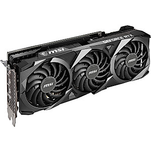 MSI Gaming GeForce RTX 3080 LHR 10GB GDRR6X 320-Bit HDMI/DP Nvlink Torx Fan 3 Ampere Architecture OC Graphics Card (RTX 3080 Ventus 3X 10G OC LHR) (Renewed)