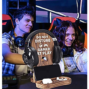 OCCdesign Gamer Gifts for Teenage Boy Men, Gamer Headset Stand for Gaming, Game Room Decoration, Gamer Gifts for Son Grandson Dad Boyfriend