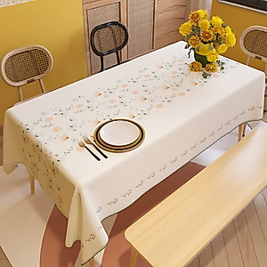NUER Fashion Tablecloth High-end Waterproof American Light Luxury Rural Tablecloth Rectangular Coffee Table Cover Table A7 140x140cm