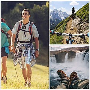 Taisioner POV/VLOG Smartphone Selfie Neck Mount Strap for GoPro AKASO DJI Osmo Action Camera and Smart Phone Video Record Accessories