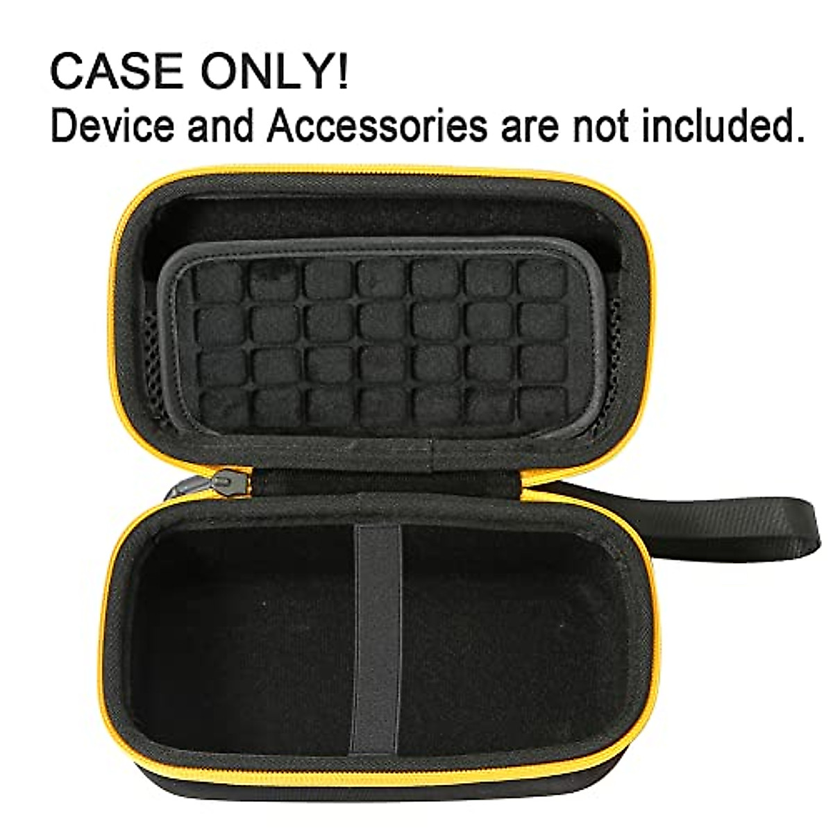 RAIACE Hard Storage Case Compatible with Fluke 101/106/107 Basic Digital Multimeter. (Case Only)-Black(Black Lining)
