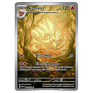 Pokemon - Ninetales 199/197 - Obsidian Flames - Illustration Rare - Holo Foil Full Art