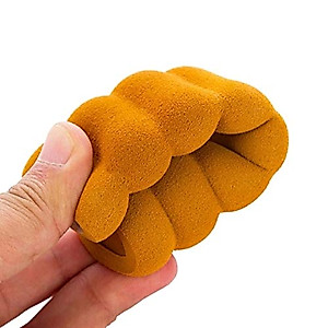 Yafeco 6 Pcs Anti-Collision Door Handle Cover,Door Pull Protective Sleeve Child Safety Super Soft Foam Safety Spiral Cover for Hot Doors Non-Toxic (Brown)