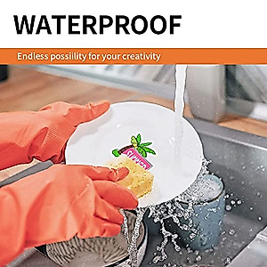 Stampcolour Printable Vinyl Sticker Paper for Cricut,Transparent No-Waterproof, Clear Decal 50 Sheets Self-Adhesive Crafts,Dries Quickly Tear Resistant-for Any Epson HP Canon Sawgrass Inkjet Printer