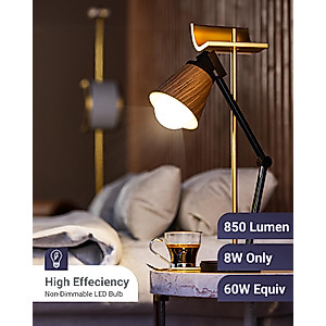 Sunco 24 Pack LED Light Bulbs, E26 Base Lamp Bulbs A19, [Focos LED para Casa], 5000K Daylight, 8W (60 Watt Equivalent), 850 LM, Non-Dimmable, 25000 Lifetime Hours for Bedroom, Bathroom UL