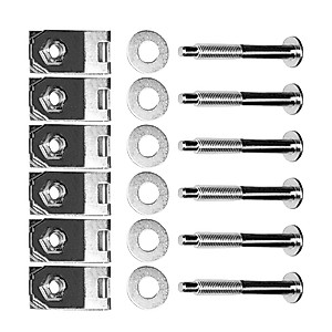 Truck Bed Mounting Bolt Nut Hardware Kit Fits 1997-2014 Ford F150, 1997-1999 Ford F250, 2006-2008 Lincoln Mark LT Pickup Replaces # W708605S436 W709424S901 924-313