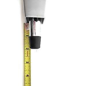 Pacific Doorware Heavy Duty Spring Loaded Step Down Push On Door Holder / Stopper (Aluminum)