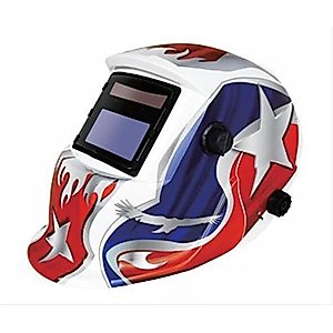 UOBEKETO Solar Auto Darkening Solar Welding Helmet Arc Tig Mig Mask Weld Welder Lens Grinding Mask with Adjustable Shade Range