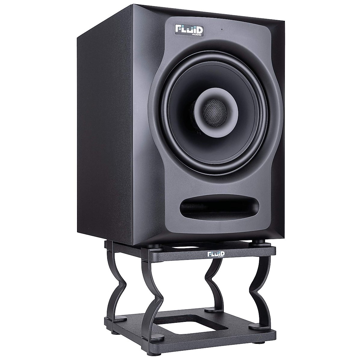 Fluid Audio DS8: Decoupling Adjustable Monitor Stand for 6-8" Speaker Loaded Studio Monitors
