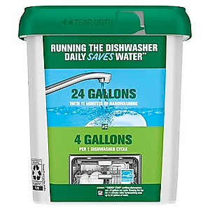 Cascade Free & Clear Dishwasher Pods, Dishwasher Detergent, Dish Detergent Soap, Lemon Essence, 47 Count