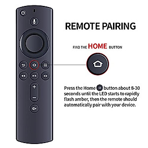 L5B83H Replacement Voice Remote Control Applicable for Amazon 2nd Gen Fire Stick TV, Fire TV Cube（2nd & 1st Gen）, Fire TV Stick 4K, and Pendant Design Fire TV 3nd Gen