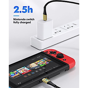 JIUWFOX USB C to USB C Cable,[2-Pack 8ft+4ft], USB C Charger Cable 100W/5A Fast Charging, for Samsung Galaxy S23/S22/S21, MacBook Pro 2020, iPad Pro 2020, LG, Pixel, Switch, and More.