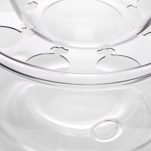 jojofuny 1 Set Double Boiler Pot Set for Melting Chocolate Clear Glass Chocolate Melting Pot - Melting Heat Proof Bowl for Cheese Butter Candy Candle