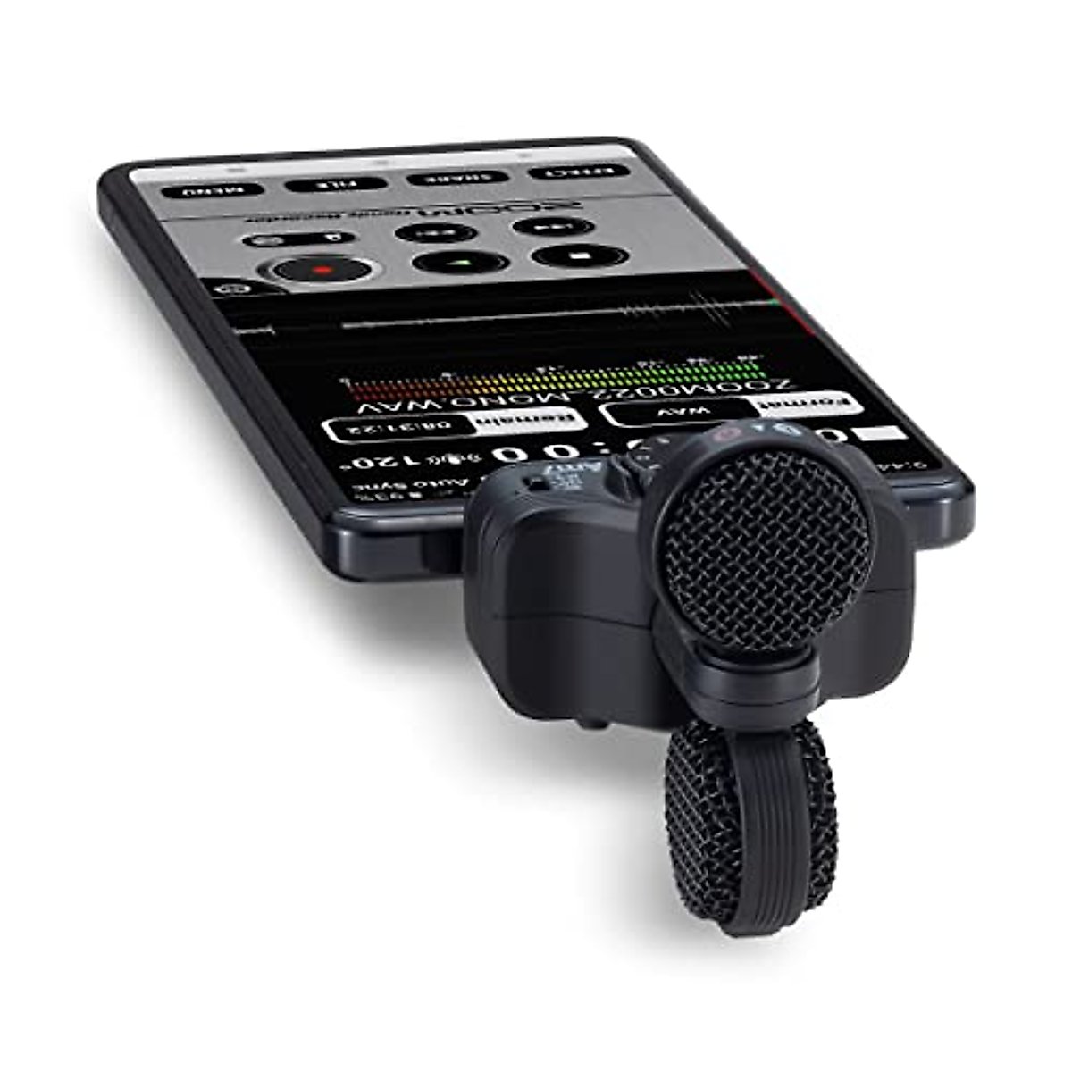 Zoom Am7 Stereo Microphone for Android, Mid-Side Stereo, Rotatable Capsule for Alignment with Camera, for Recording Audio for Music, Videos, Interviews, and More